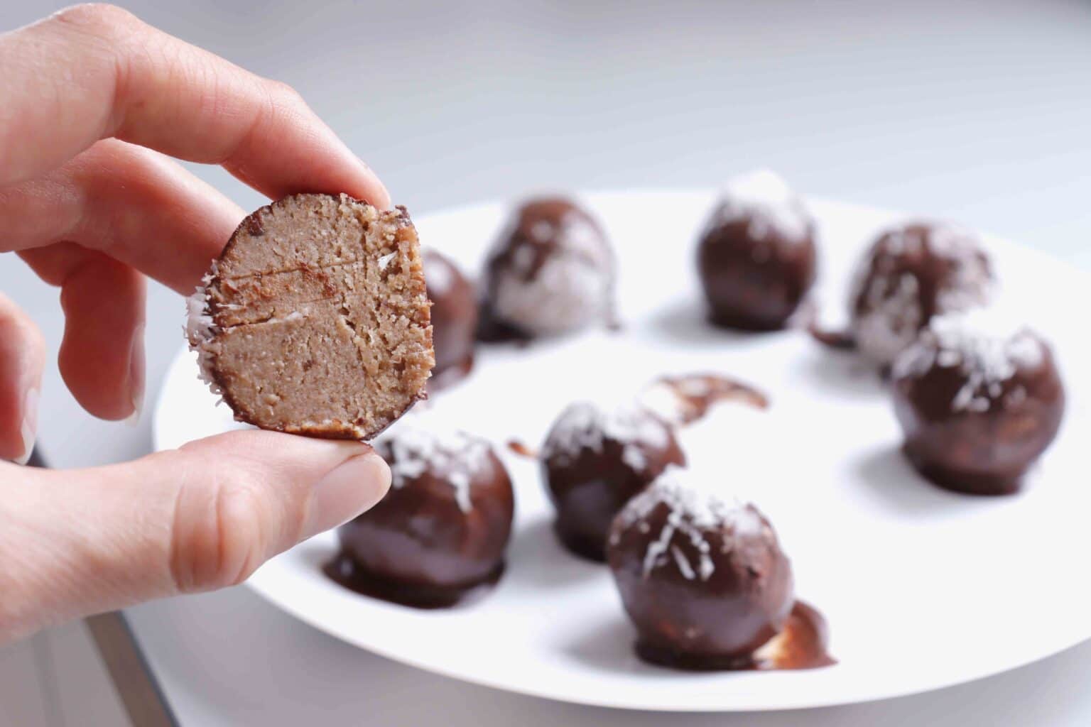 Peanut Butter Powder Balls (Vegan, High Protein) - Almost Zero Waste