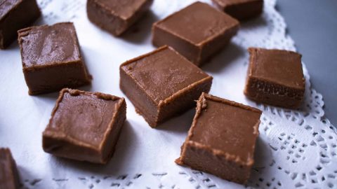 Peanut Caramel Fudge Without Condensed Milk - Almost Zero Waste