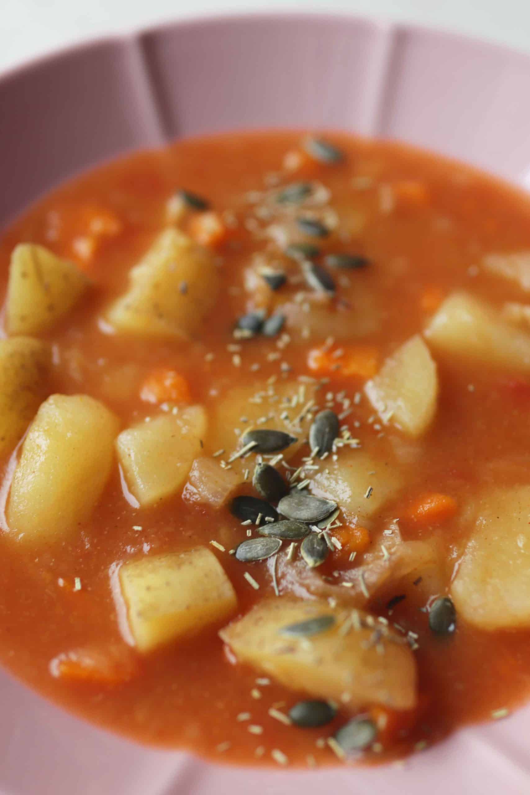 Vegan Potato Stew (Grandma's Recipe) - Almost Zero Waste
