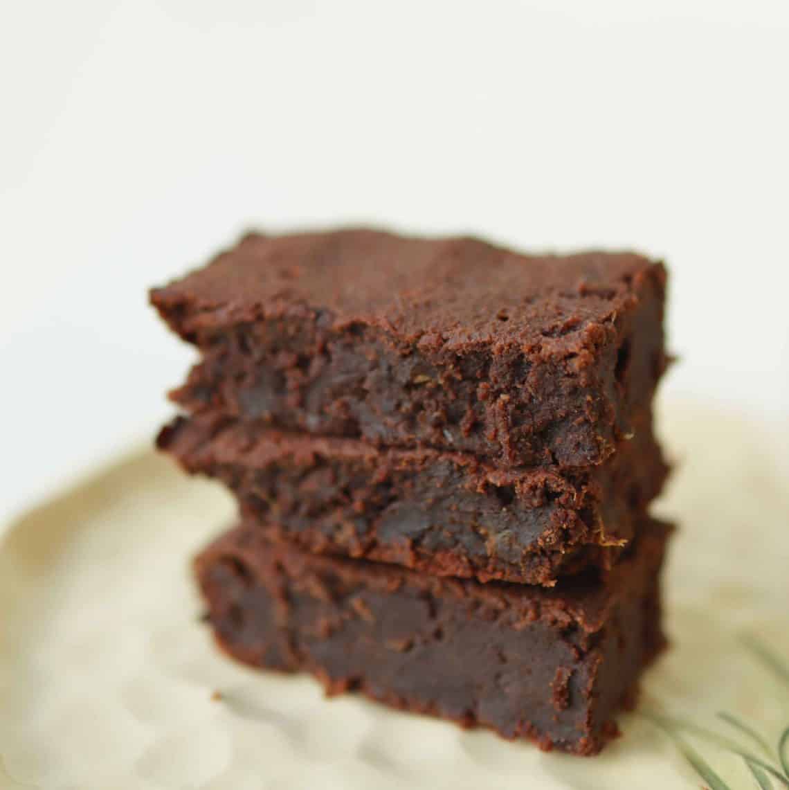 Sweet Potato Protein Brownies (Vegan, GF) - Almost Zero Waste